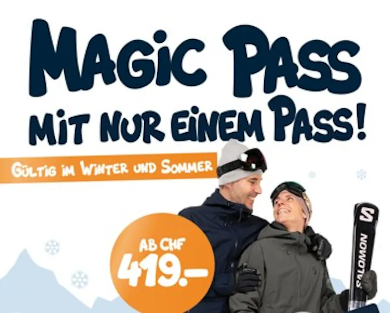 Magic Pass Saison 2026-2027 - Moosalp Bergbahnen AG